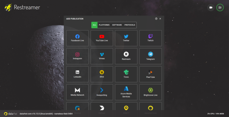 Restreamer เซิร์ฟเวอร์สตรีมมิ่งแบบโฮสต์ด้วยตนเอง | CYN Communication